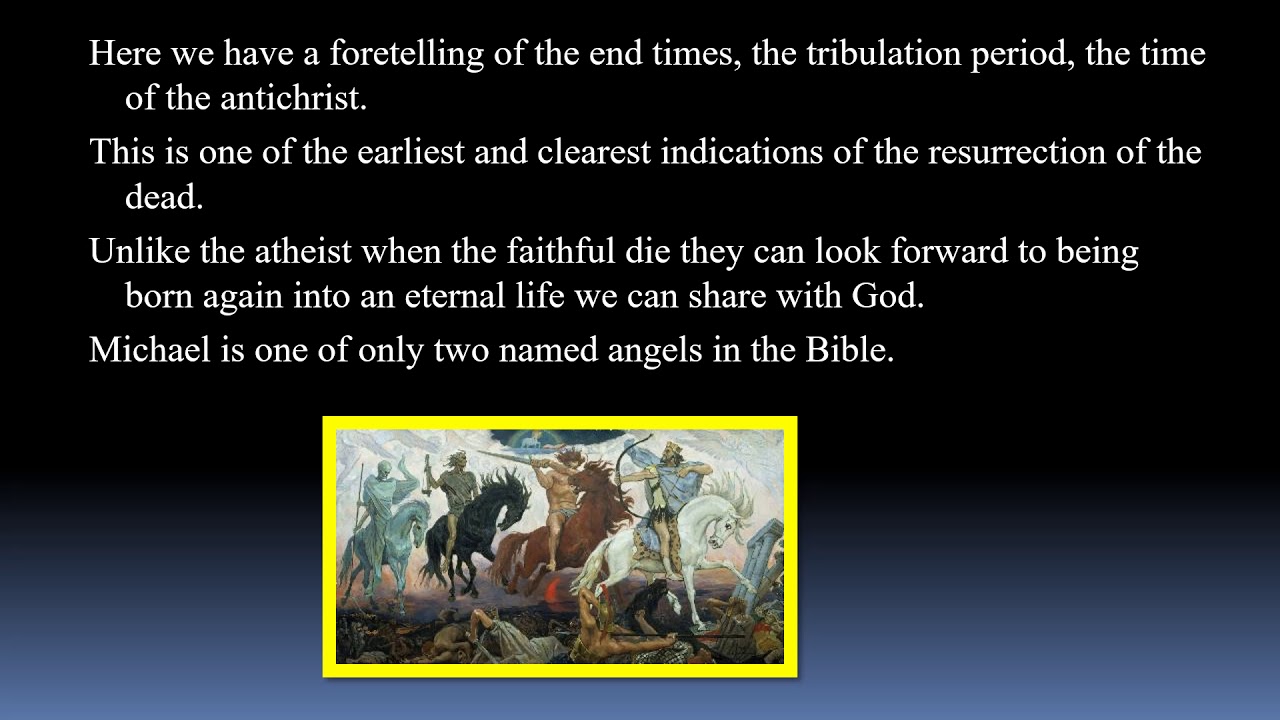 33rd Sunday B - First Reading - Daniel 12:1–3 - Michael shall arise ...
