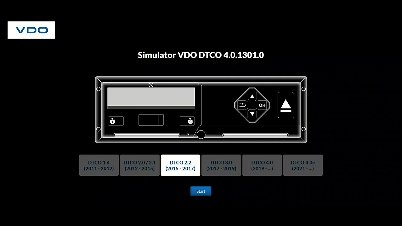 VDO Tachograph Simulator - YouTube