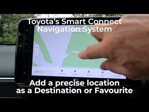 Toyota Smart Connect Navigation: Set Precise Location as Favourite/Destination