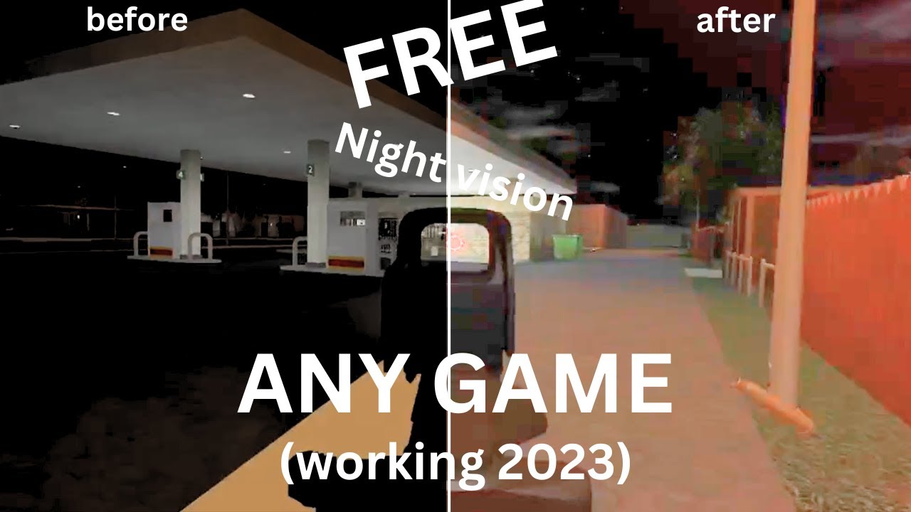 How to get night vision in any game for free! | Working 2025 - YouTube