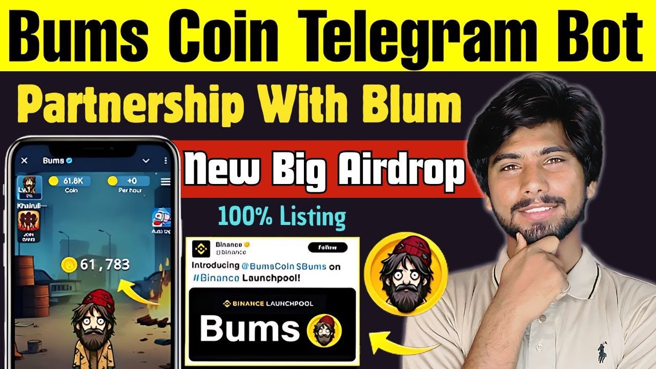 blum airdrop new update | bums coin airdrop, blum airdrop listing - YouTube