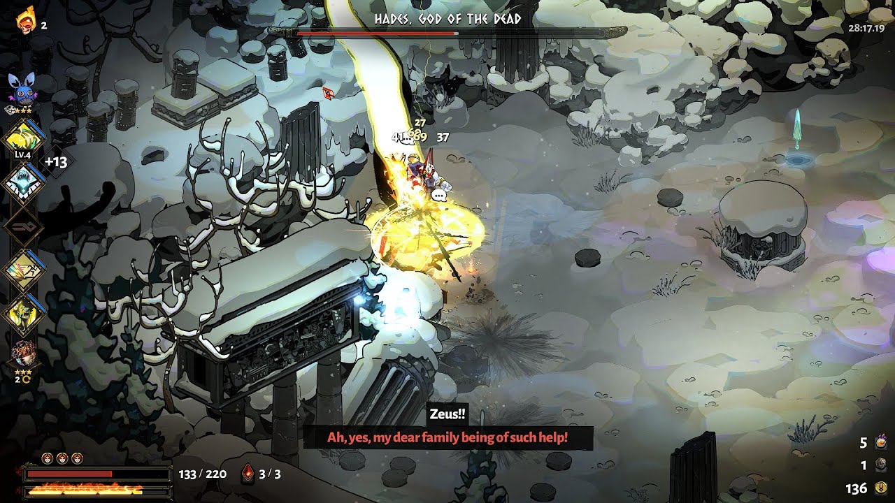 Defeating daddy Hades in fight while blessed by Zeus and Hermes. Flurry ...