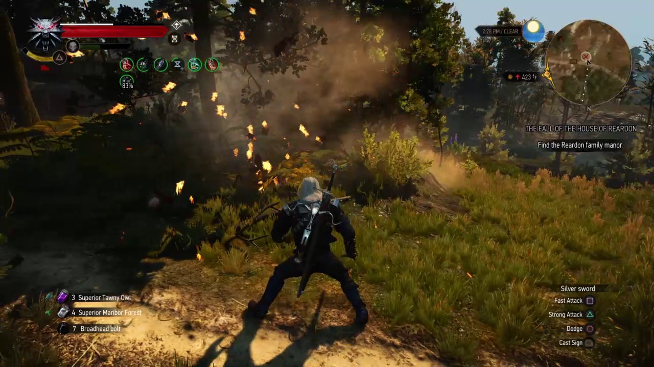 The Witcher 3: Wild Hunt Nekker Eruption - YouTube