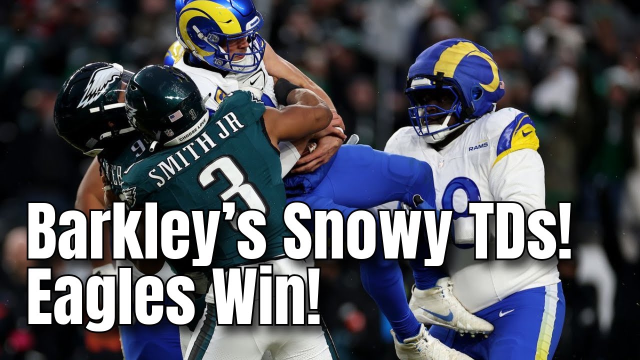 Eagles vs Rams Playoff Recap | Saquon Barkley Highlights & Jalen Hurts ...