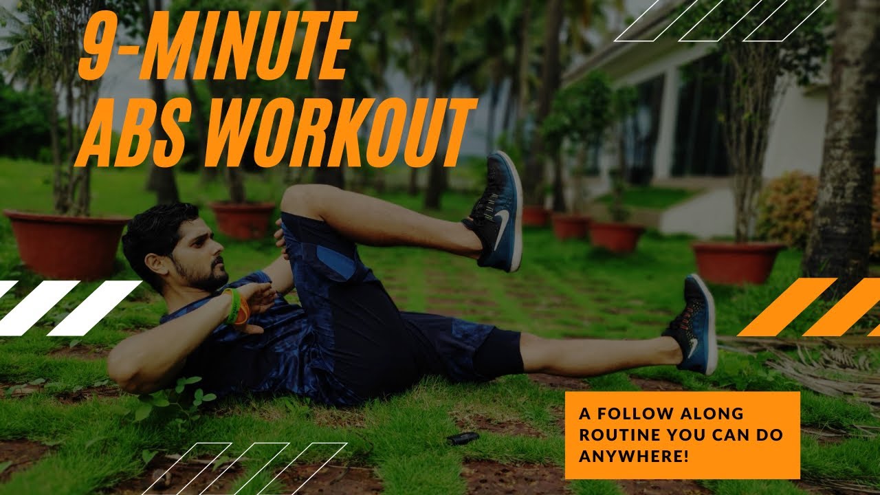 9 min Follow Along Bodyweight Workout NO EQUIPMENT Killer Core and Abs ...