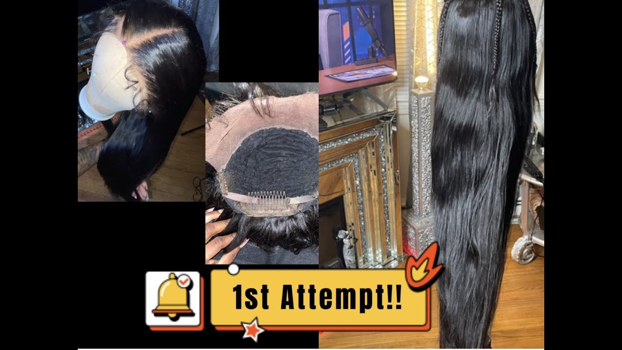 I sewed my FIRST wig & it came out 🤩 - YouTube