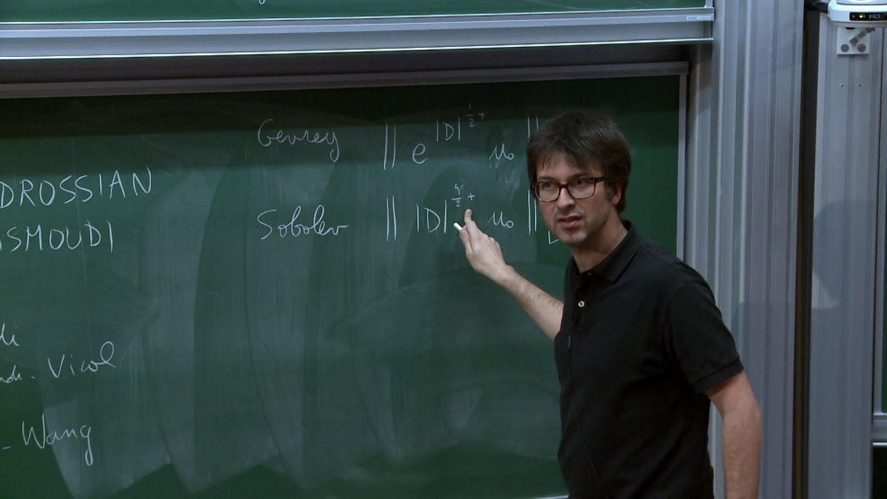 Pierre GERMAIN - Stability of the Couette flow - YouTube