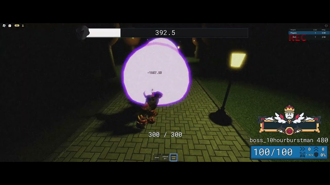 10 hour burst man gets demolished by master spark and pm9 evil gun lmao ...