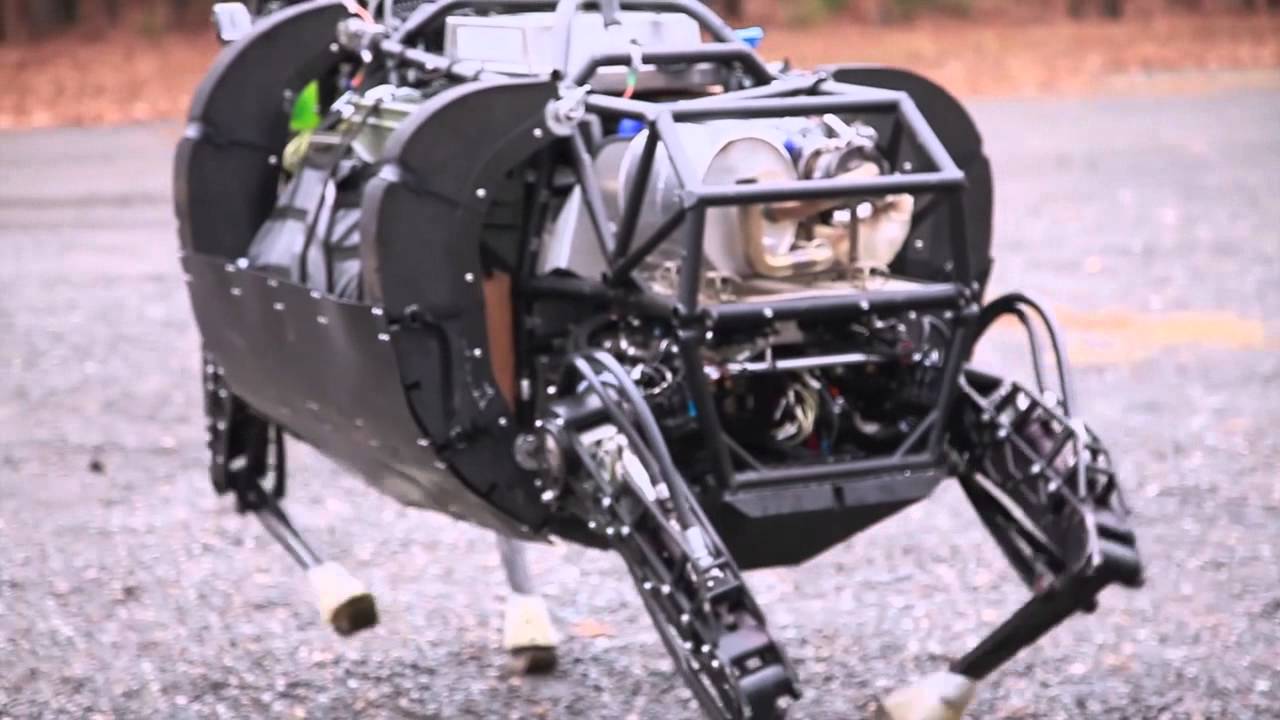 The Marines Meet Their Robotic Mule - YouTube