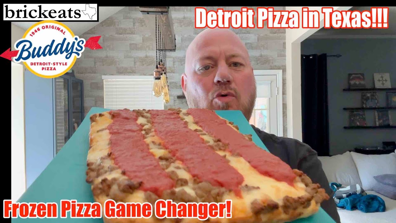 Buddy’s Pizza in the Freezer Aisle?! Detroit Style Review 🍕 - YouTube