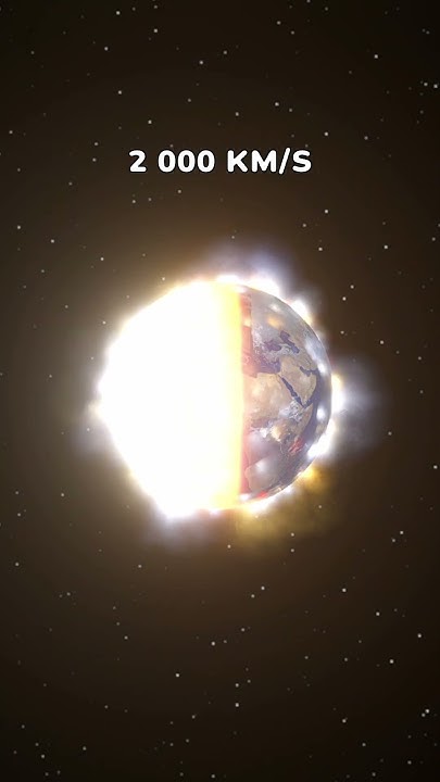 Earth & Mimas Collision but it's Getting Faster - YouTube