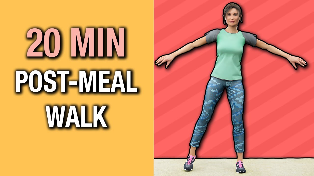 20-Min Post-Meal Walk: Flat Belly & Better Digestion - YouTube