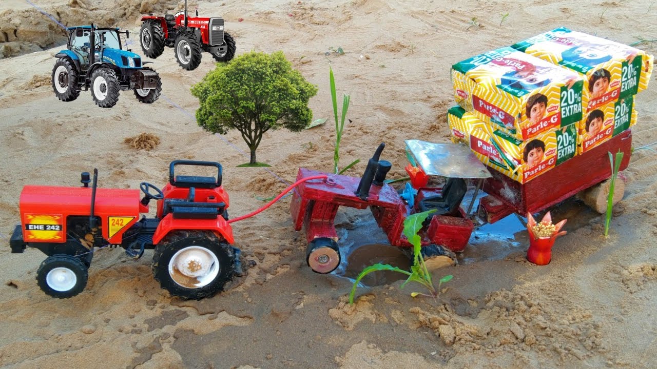 diy tractor. stuck in mud with for Parle G mini science project part 1 ...