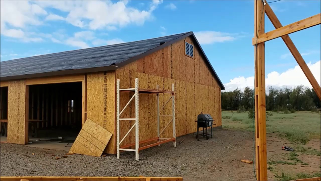 DIY House Build # 23 - Wall OSB & Roof Underlayment - YouTube