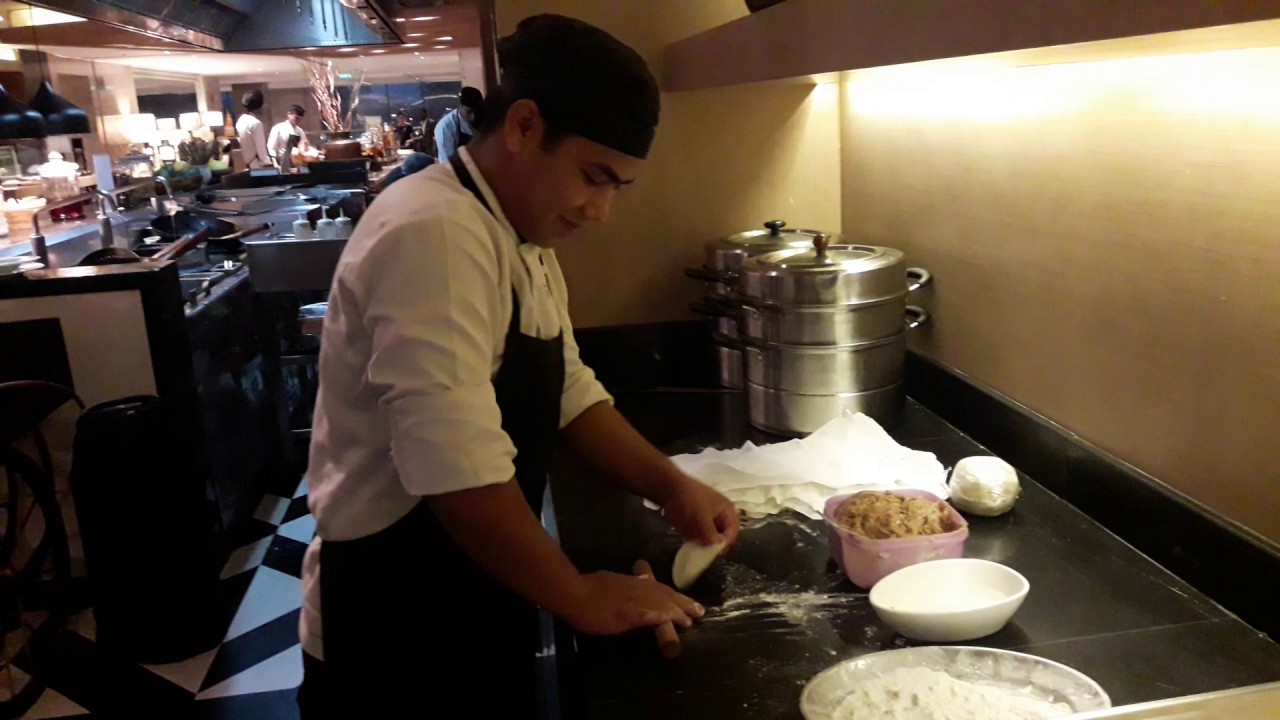 How to make dim sum by chef Amrit at hyatt hotel - YouTube