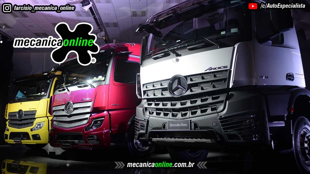 Nova linha Euro 6 / Proconve P8 da Mercedes-Benz Caminhões - YouTube