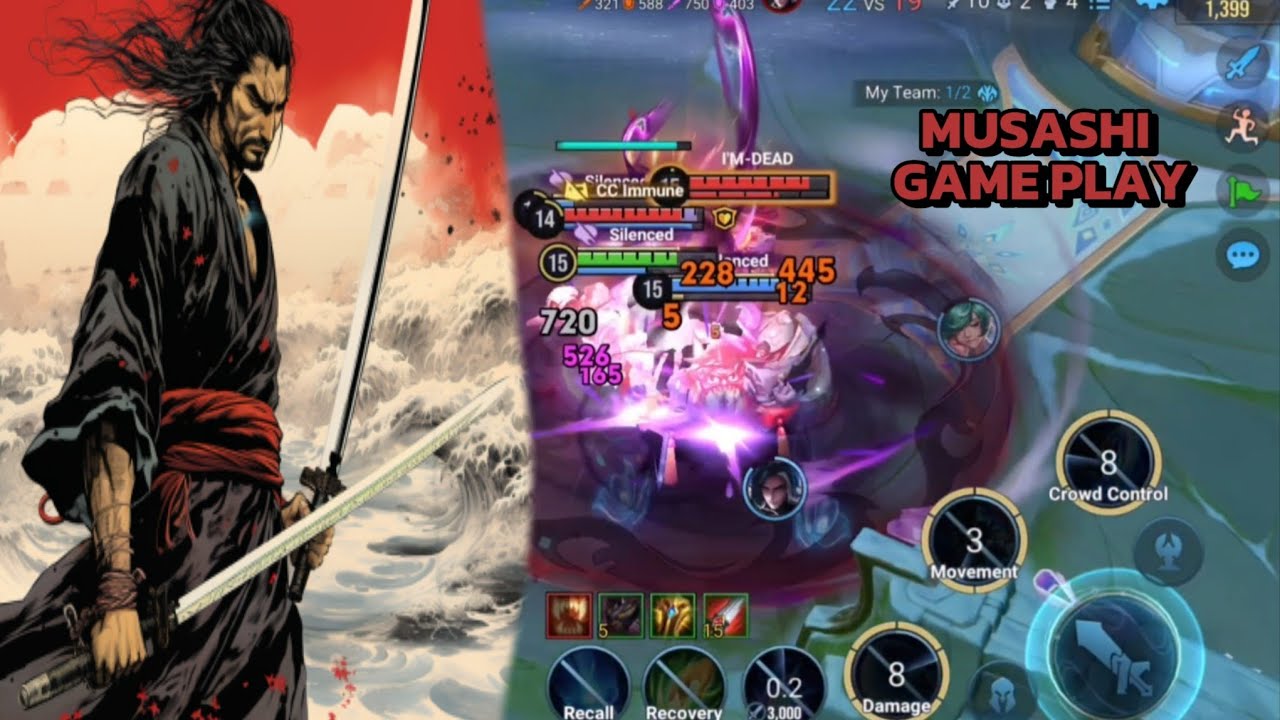 MUSASHI GAME PLAY 1 VS All MVP - YouTube