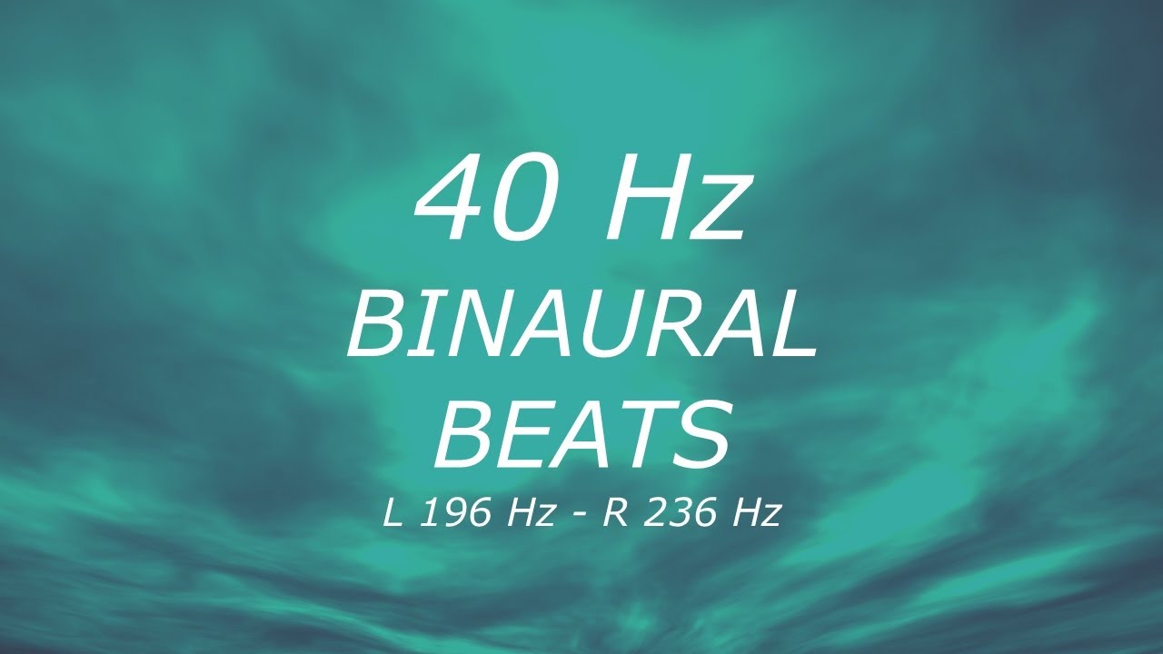 Pure 40 Hz Gamma Binaural Beats - Improved Memory Focus Concentration ...