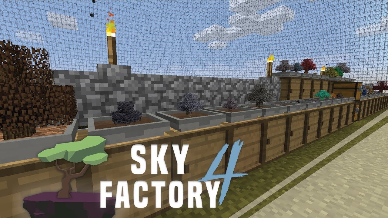Sky Factory 4 - 02 - RUSHING THROUGH TREES - YouTube