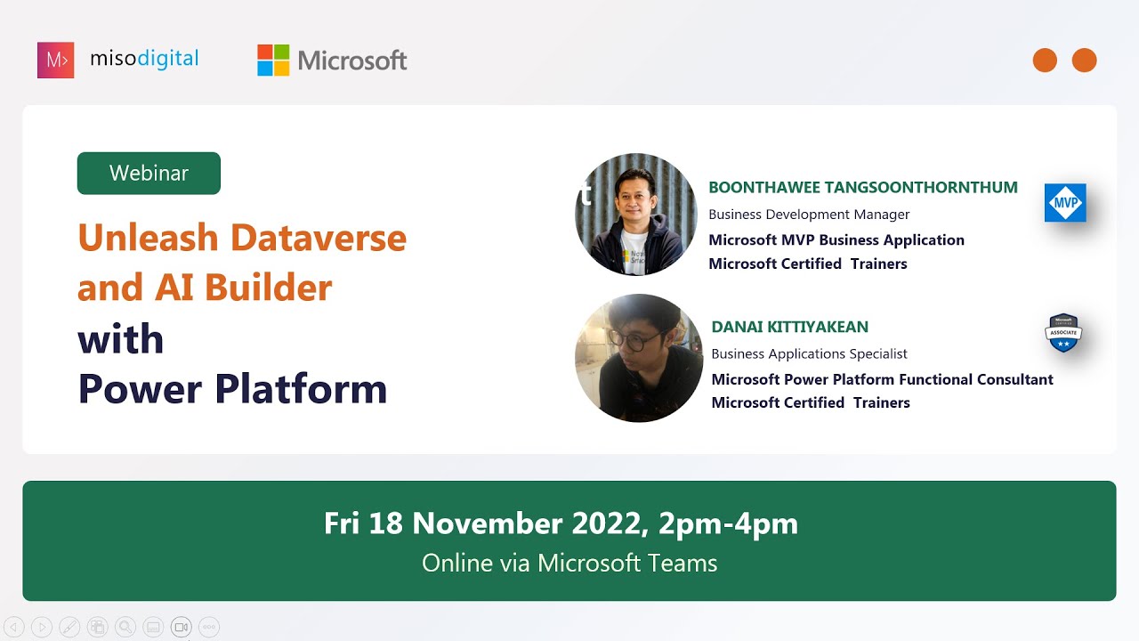 Unleash AI Builder and Dataverse - YouTube