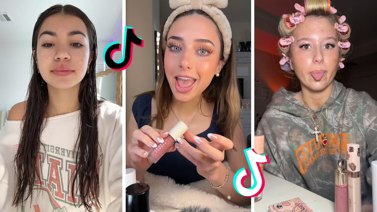 Makeup Tutorial Tiktok Compilation - GRWM ( Get Ready With Me ) ️ ...