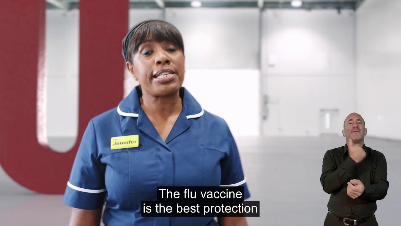 'Just' the flu - TV ad - British Sign Language (BSL) version - YouTube