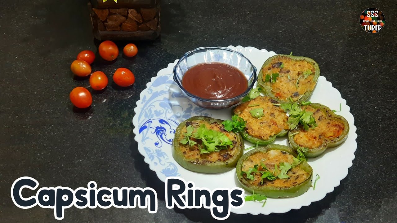 Capsicum Rings | Healthy & Quick Snack - YouTube