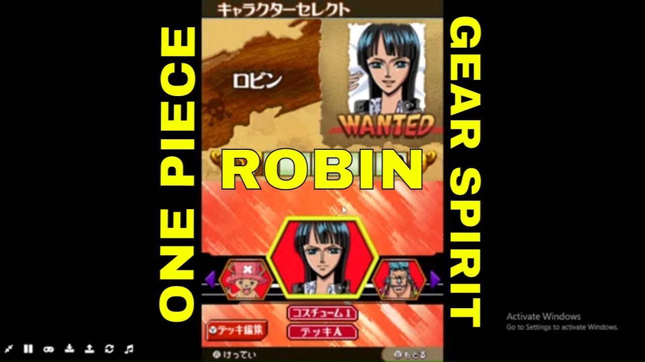 ONE PIECE GEAR SPIRIT ROBIN - YouTube