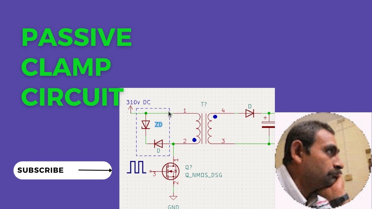 [18]passive clamp circuit | snubber circute for SMPS - YouTube
