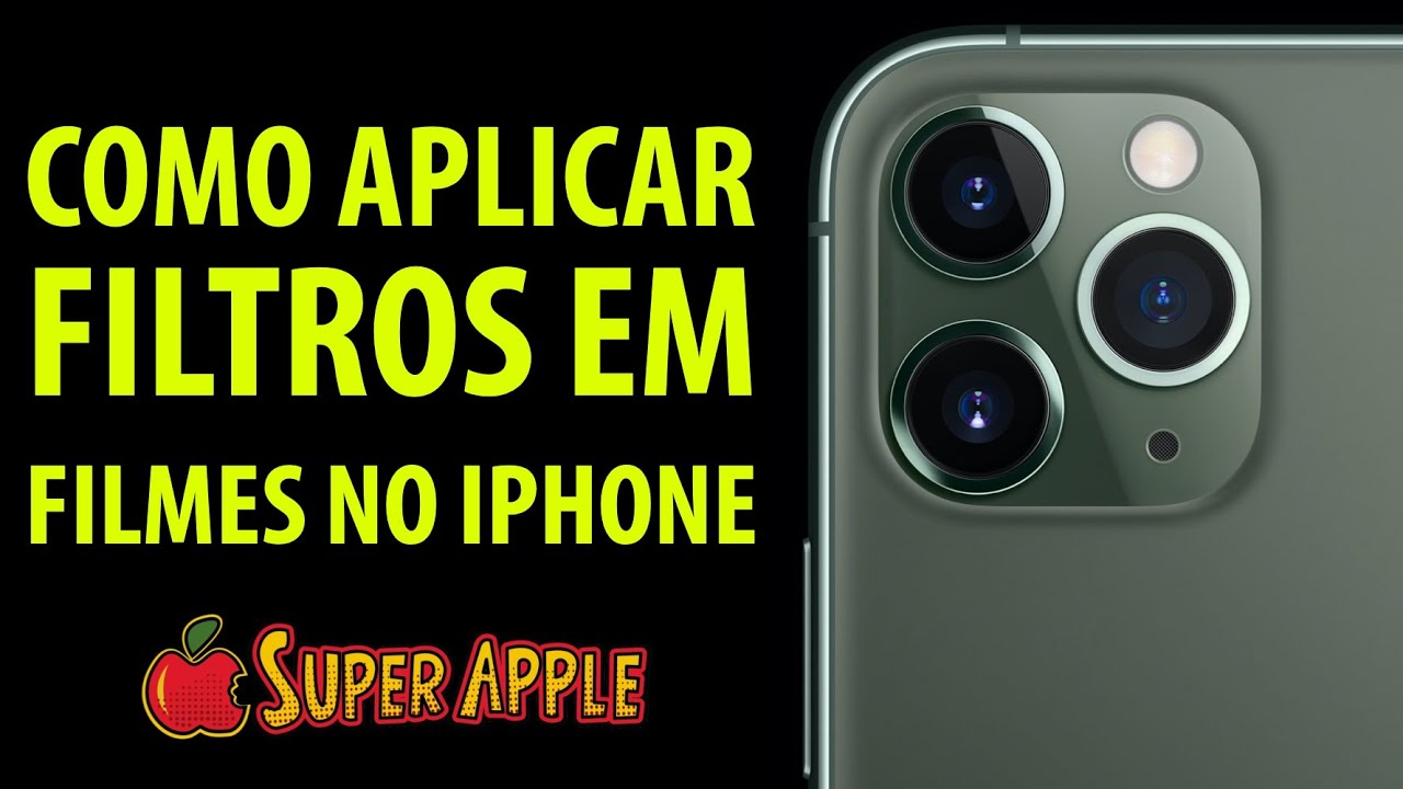 Como Aplicar Filtros em Videos no iPhone e iPad - Passo a Passo! - YouTube