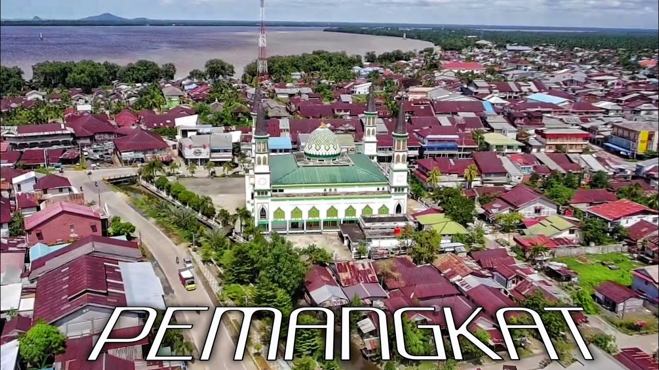 Pemangkat Sambas Kalimantan Barat Indonesia View Drone 4K - YouTube