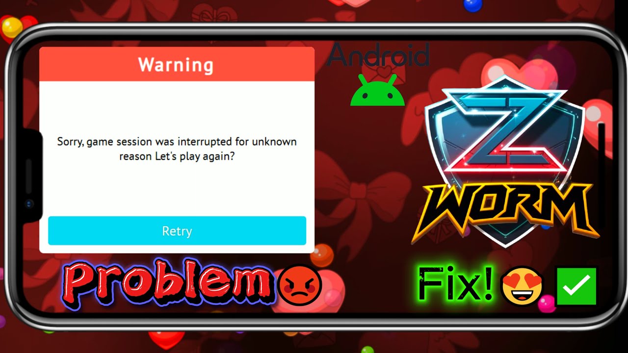 WORMATE.IO - How to Fix Game Session Interrupted Problem⚠️ In Mobile - YouTube