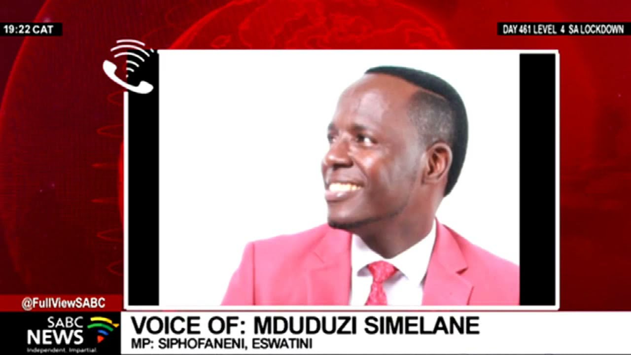 Mduduzi Simelane on Eswatini protests - YouTube