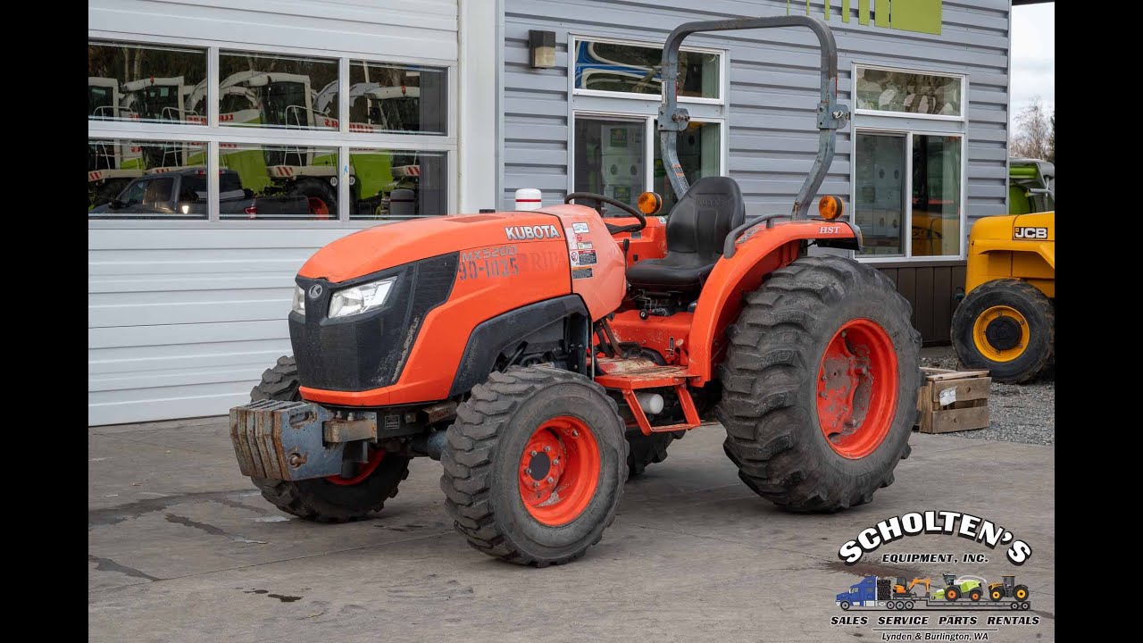 #54025 Kubota MX5200 HST Utility Tractor - YouTube