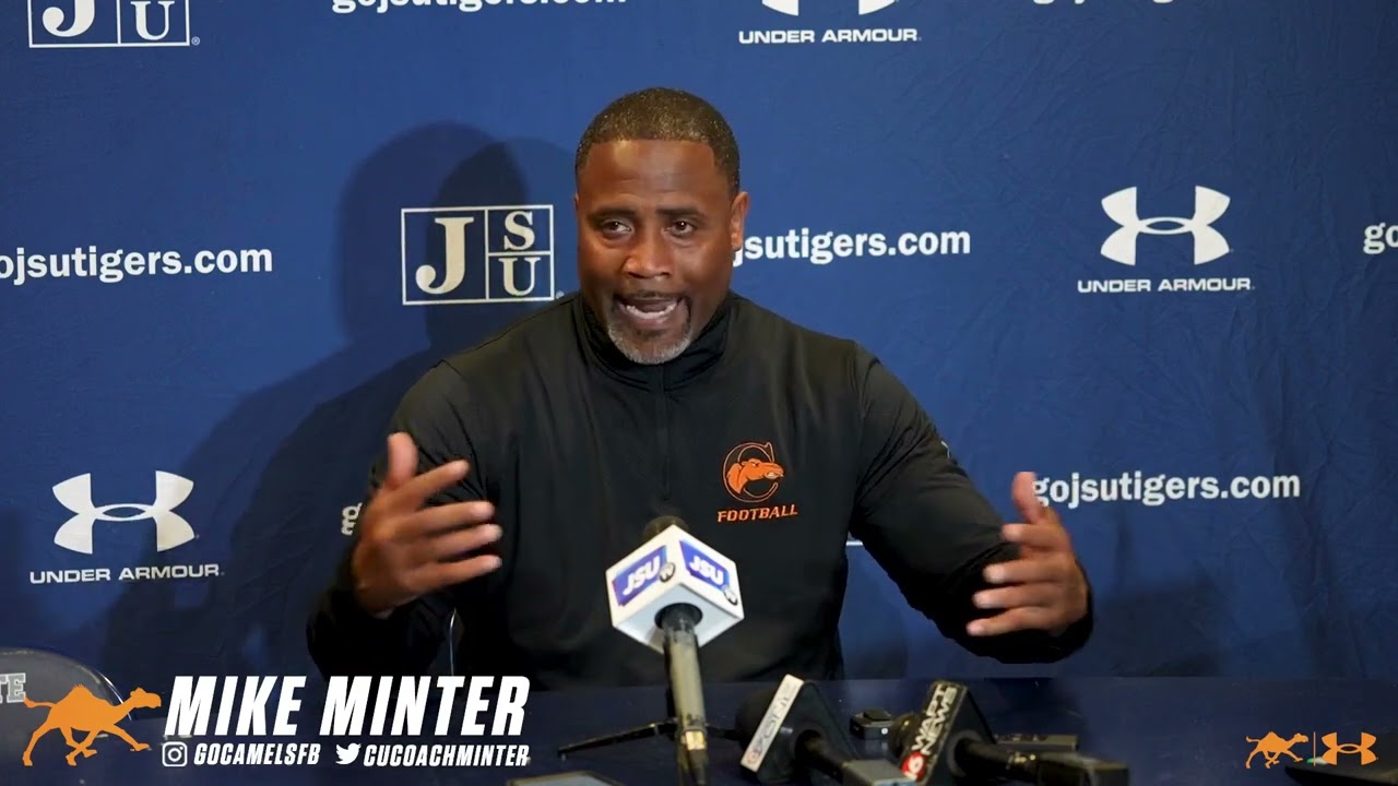 Coach Minter Post Game Interview vs Jackson State | 10/22/2022 - YouTube