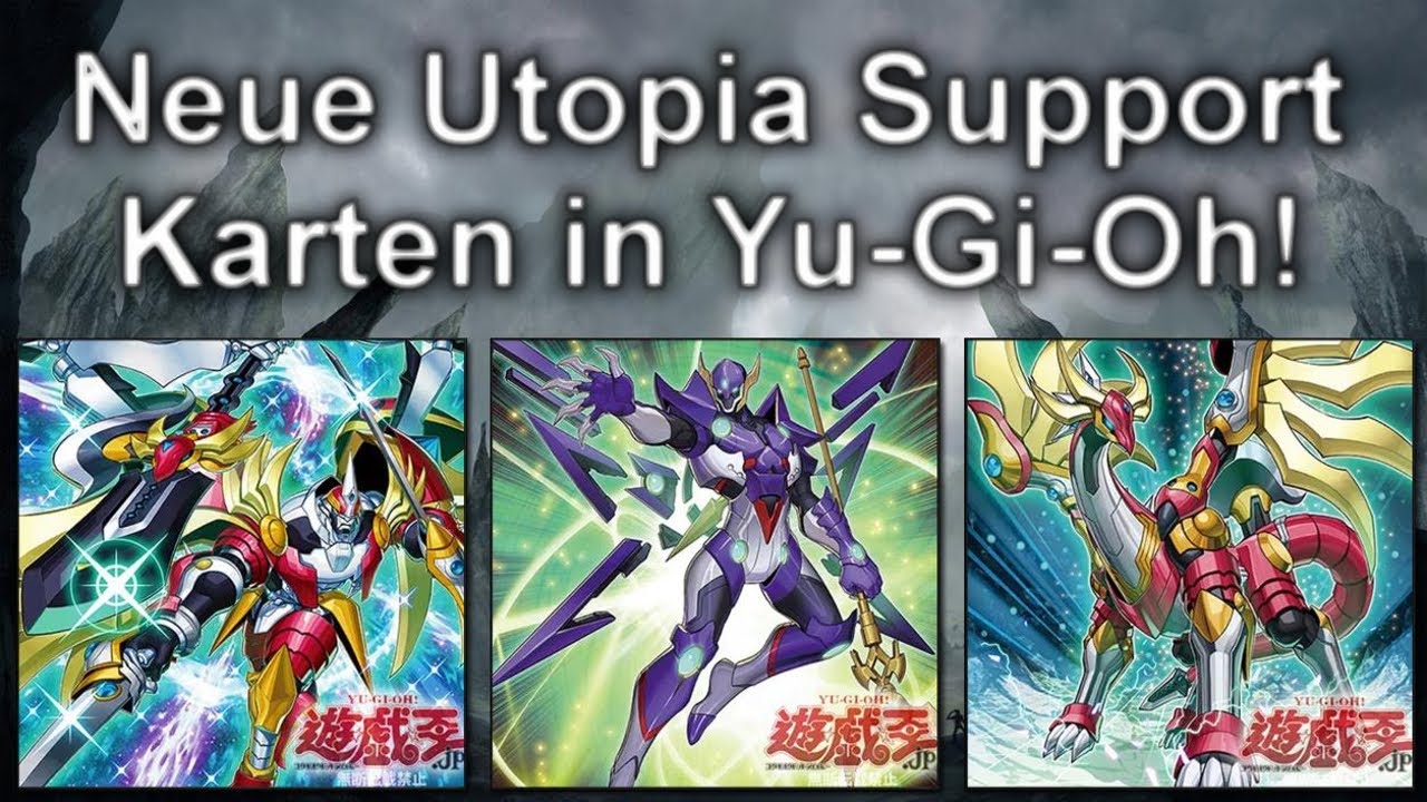Yu-Gi-Oh! | Neue Utopia Support Karten in Yu-Gi-Oh! - YouTube