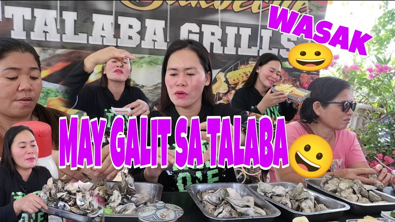 MUKBANG TALABA (OYSTER) AND TRYING BALATCHAN AT IPIL, ZAMBO SIBUGAY ...