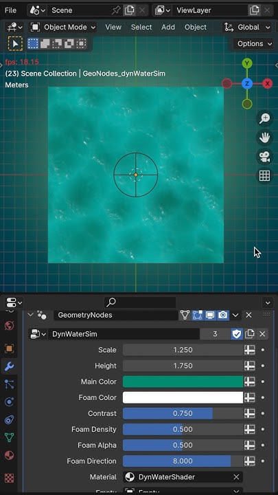Dynamic Stylized Water - Geometry Nodes - Blender - YouTube