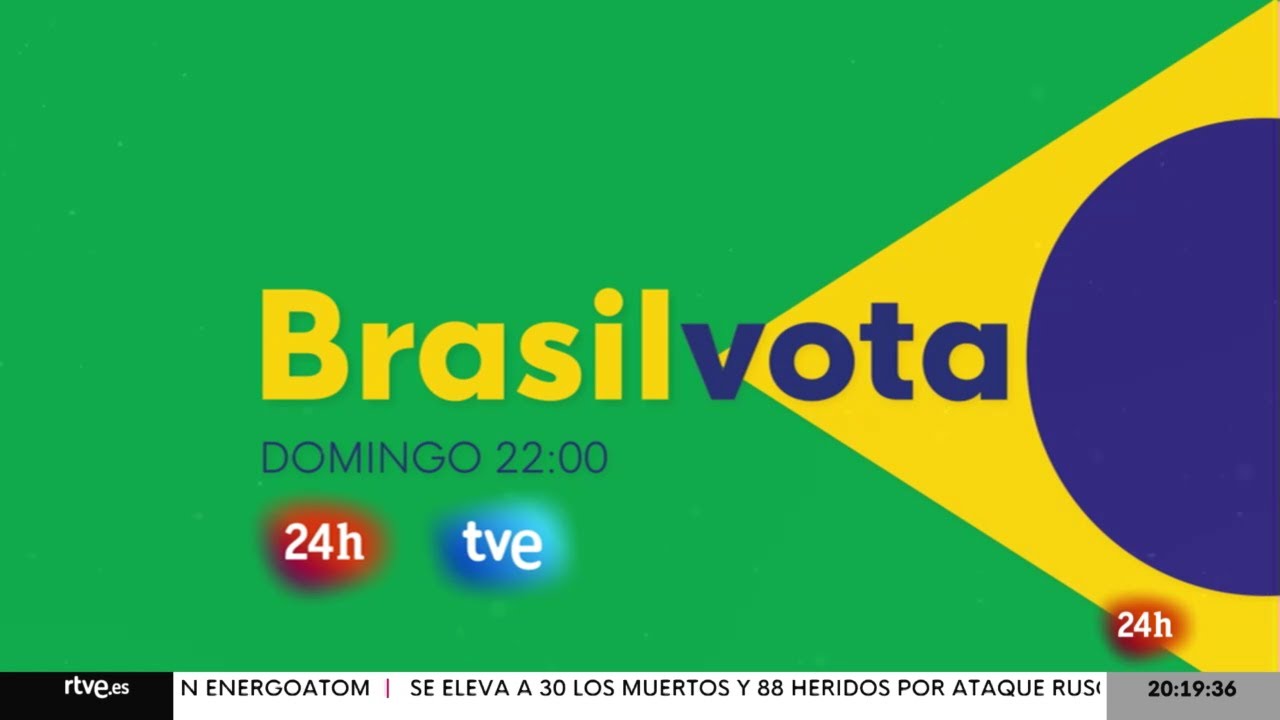 TVE 2022: Promo ''Brasil vota'' (Canal 24 Horas) - YouTube