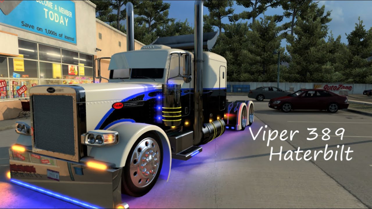 American Truck Simulator 2021 4k Haterbilt Viper 389 *Update* Sunrise ...