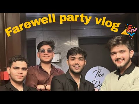 FAREWELL PARTY 🎉 SHARDA NIKETAN SCHOOL| 2023-24 batch |the dom ...