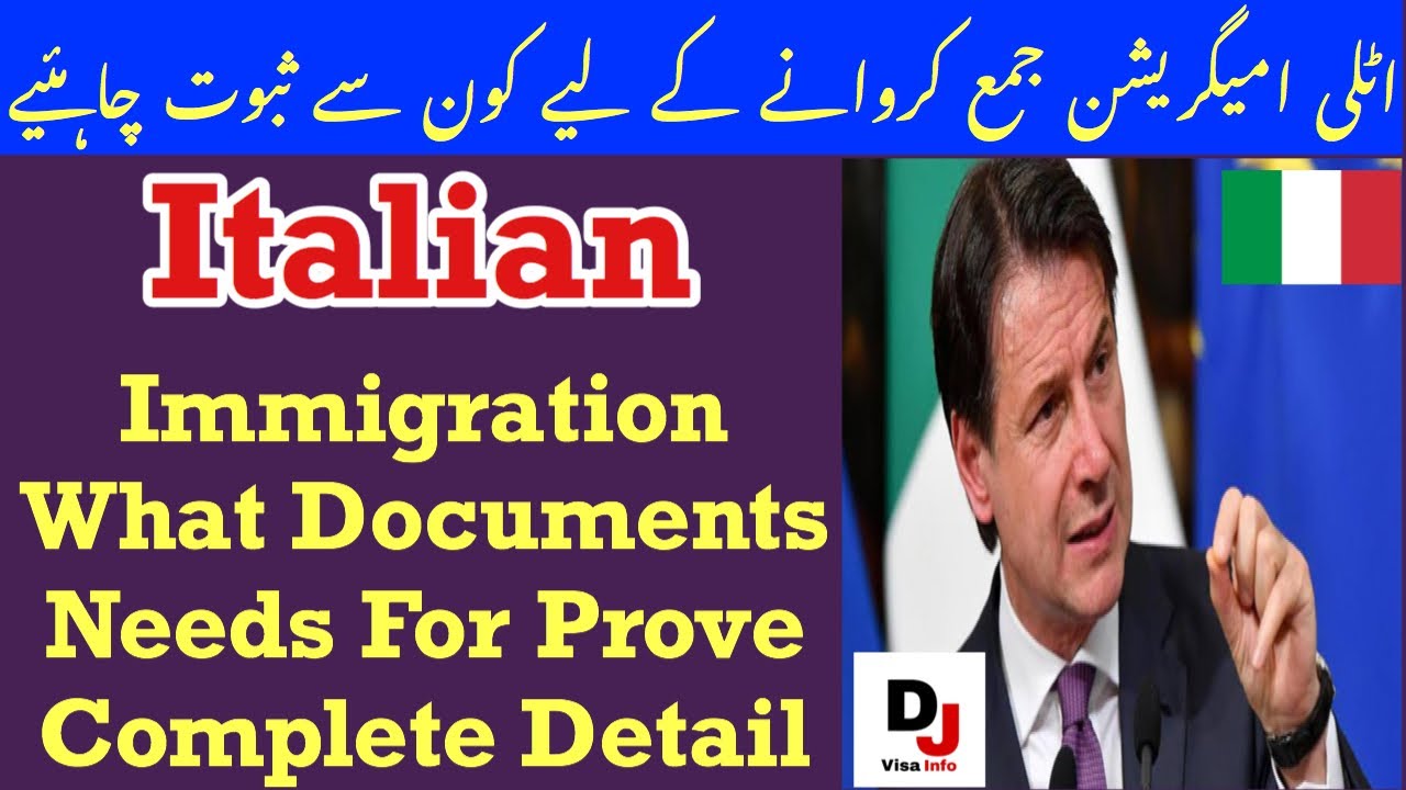 Italy Immigration 2020 | What Documents And Proves Need For Apply ...