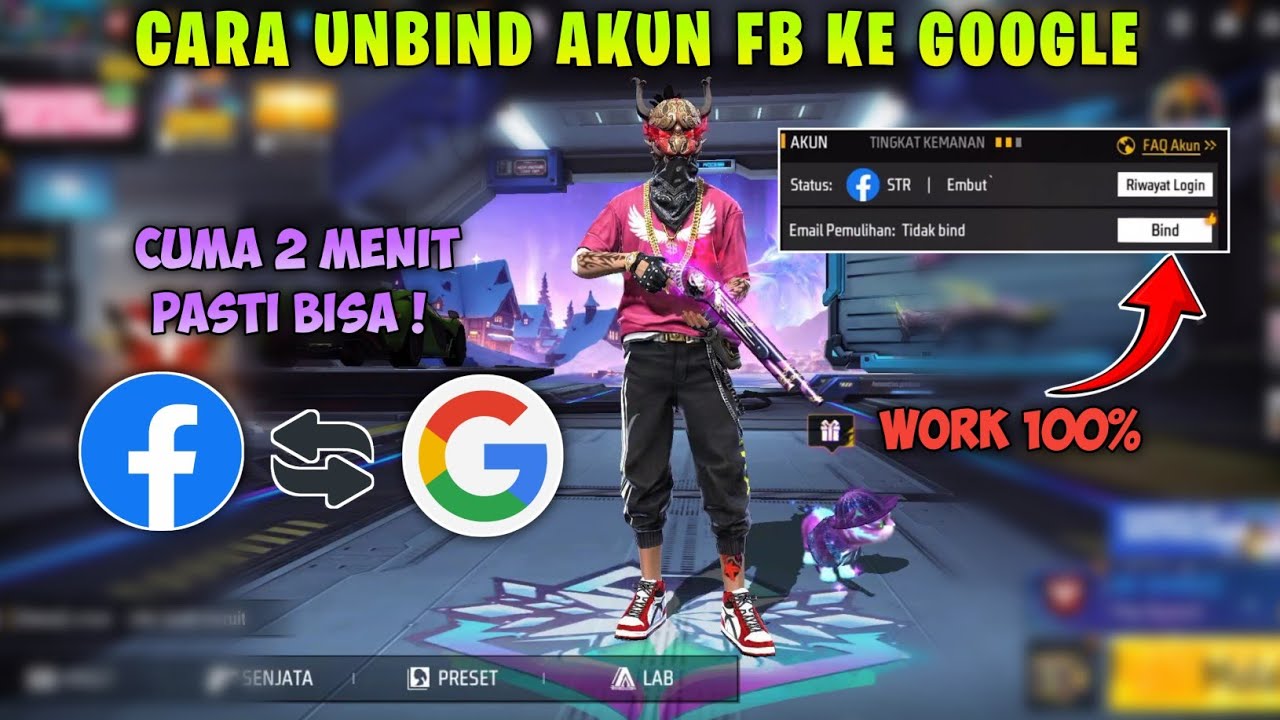 CARA UNBIND AKUN FREE FIRE FACEBOOK KE GOOGLE !! - YouTube