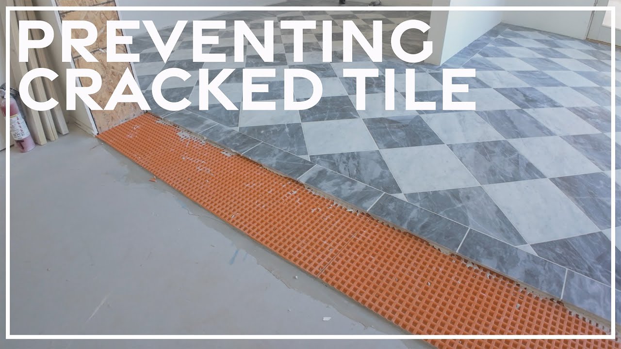 Floor Tile: How We Avoid Tile Cracking | Schluter Ditra-XL | AFT ...