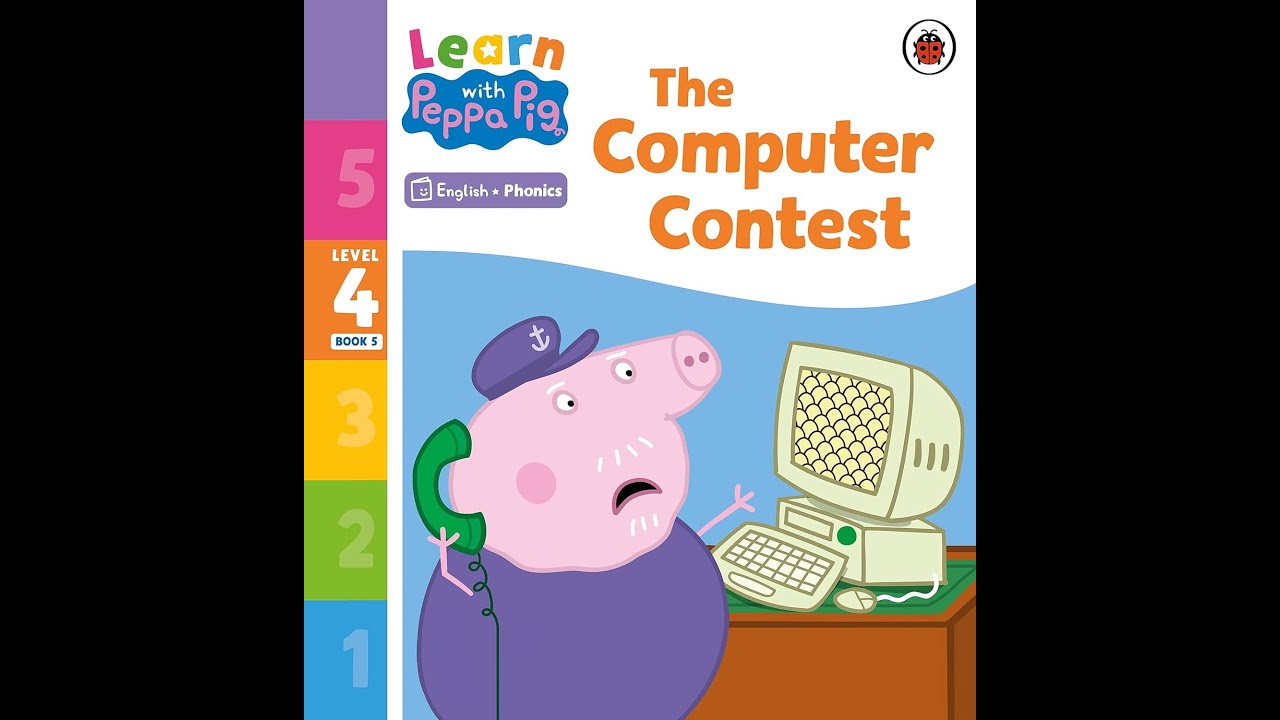 Reading Learn with Peppa Pig book - The Computer Contest - English ...
