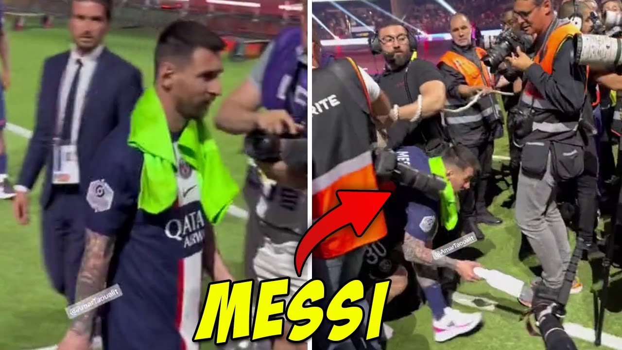 Lionel Messi EVADES Paparazzi in Epic Fashion After PSG vs Clermont ...
