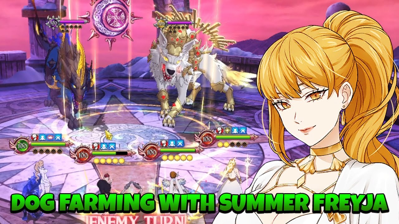 Using Summer Freyja To Farm Skoll & Hati (Dogs) How Good Is She at 1/6 ...