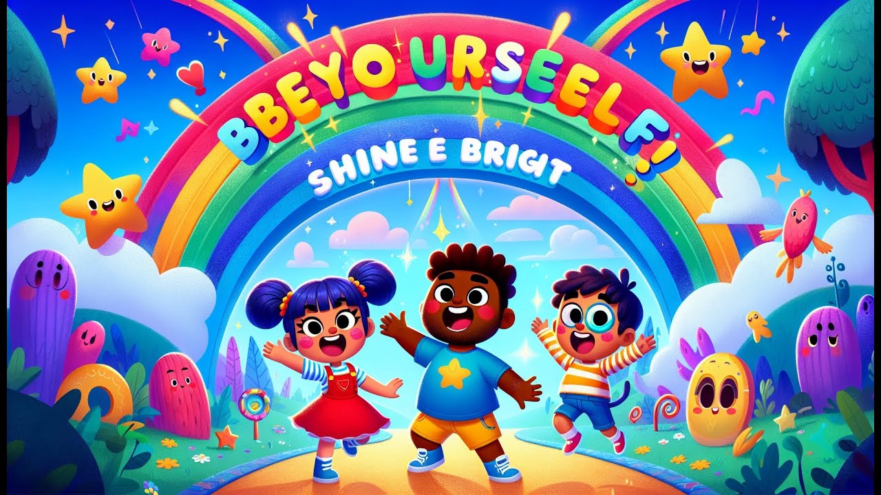 Be Yourself! 🌟 A Fun Song for Kids to Shine Bright - YouTube