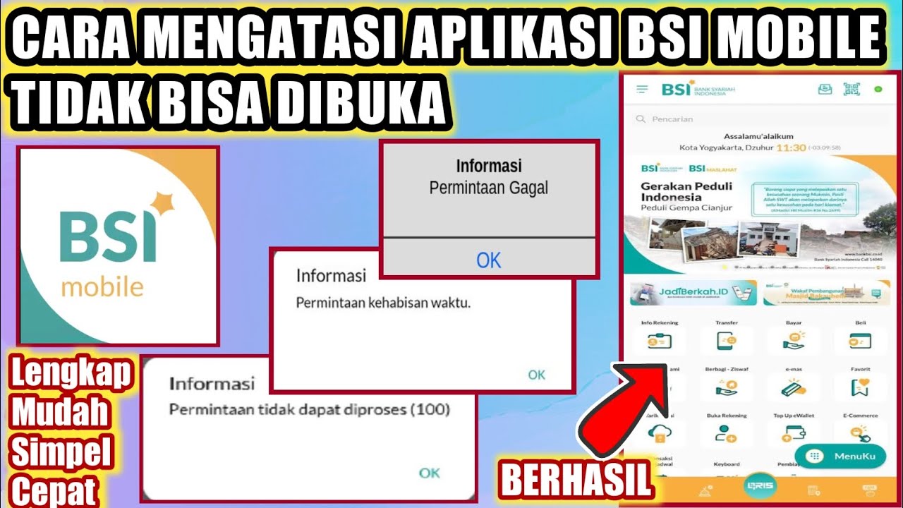 Update Cara Mengatasi Bsi Mobile Tidak Bisa Dibuka || Bsi Mobile ...