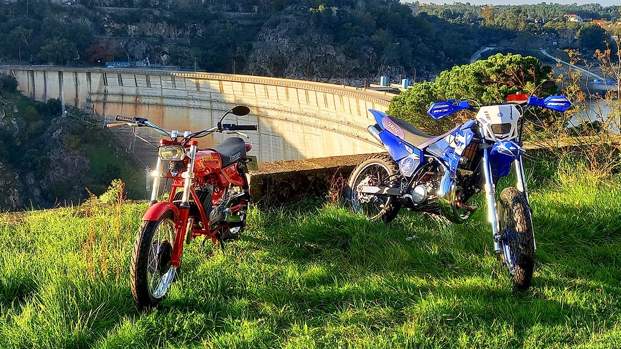 Barragem do Cabril / Famel xf21 / YAMAHA DTR 125 - YouTube